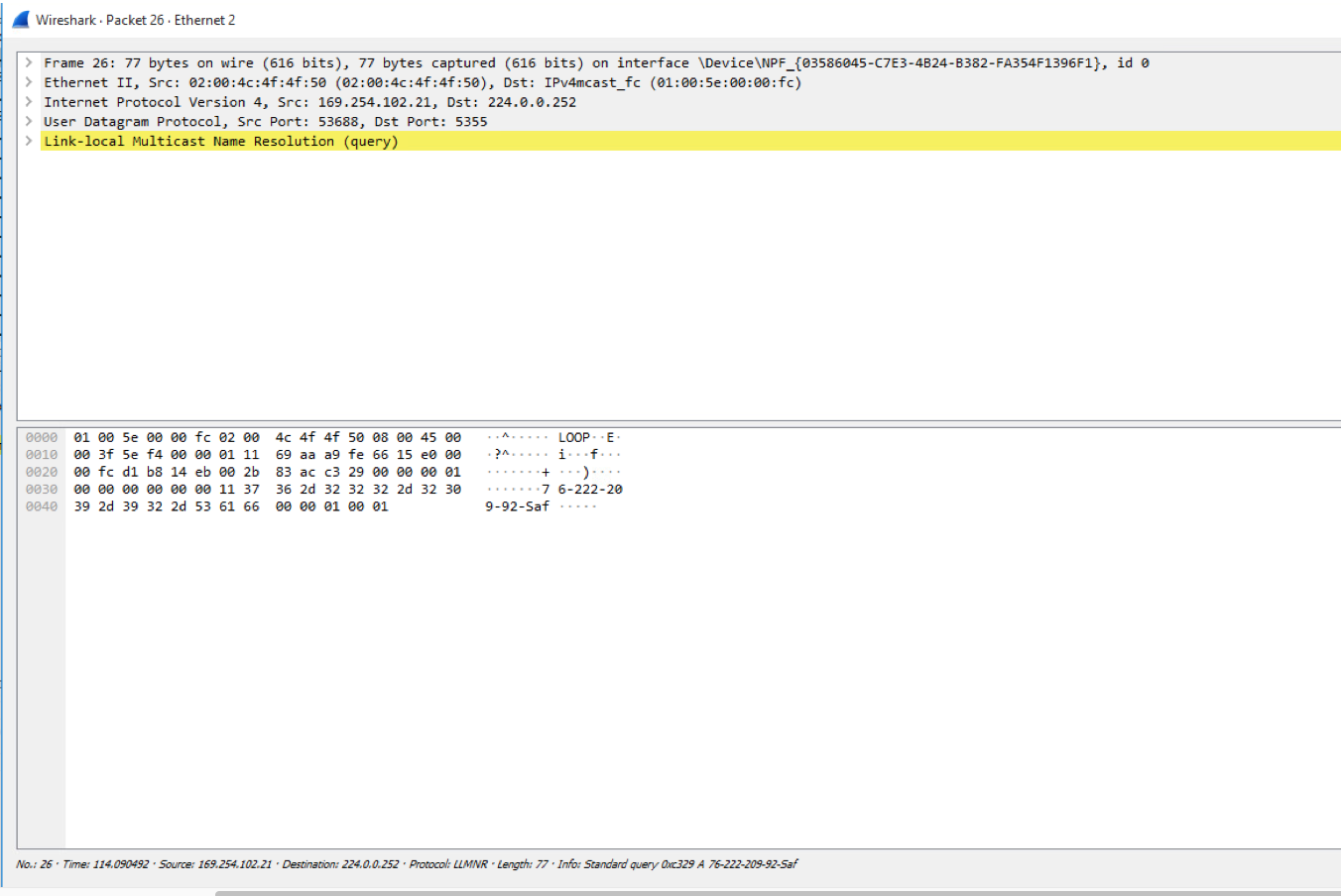 I need help analyzing Wireshark output. Here's what I | Chegg.com