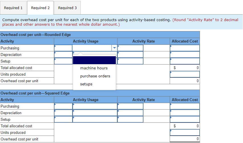 Solved Exercise 17-19 (Algo) Activity-based costing to | Chegg.com Solved Exercise 17-19 (Algo) Activity-based costing to | Chegg.com