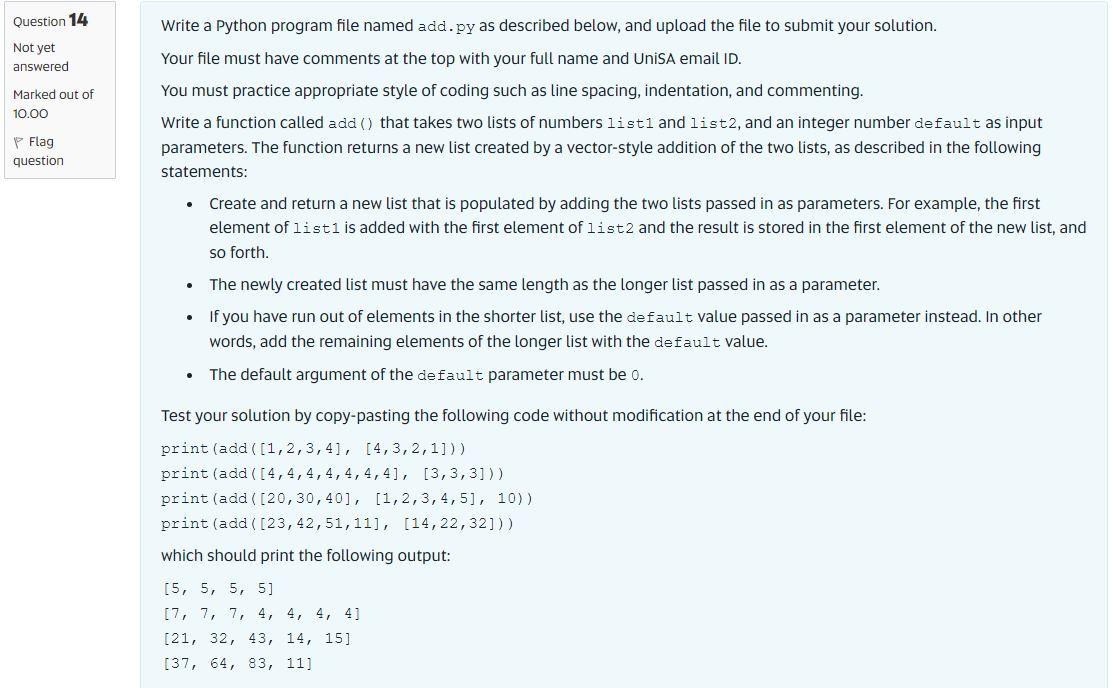 Solved *** USE PYTHON, for absolute beginner. *** *** Note: | Chegg.com