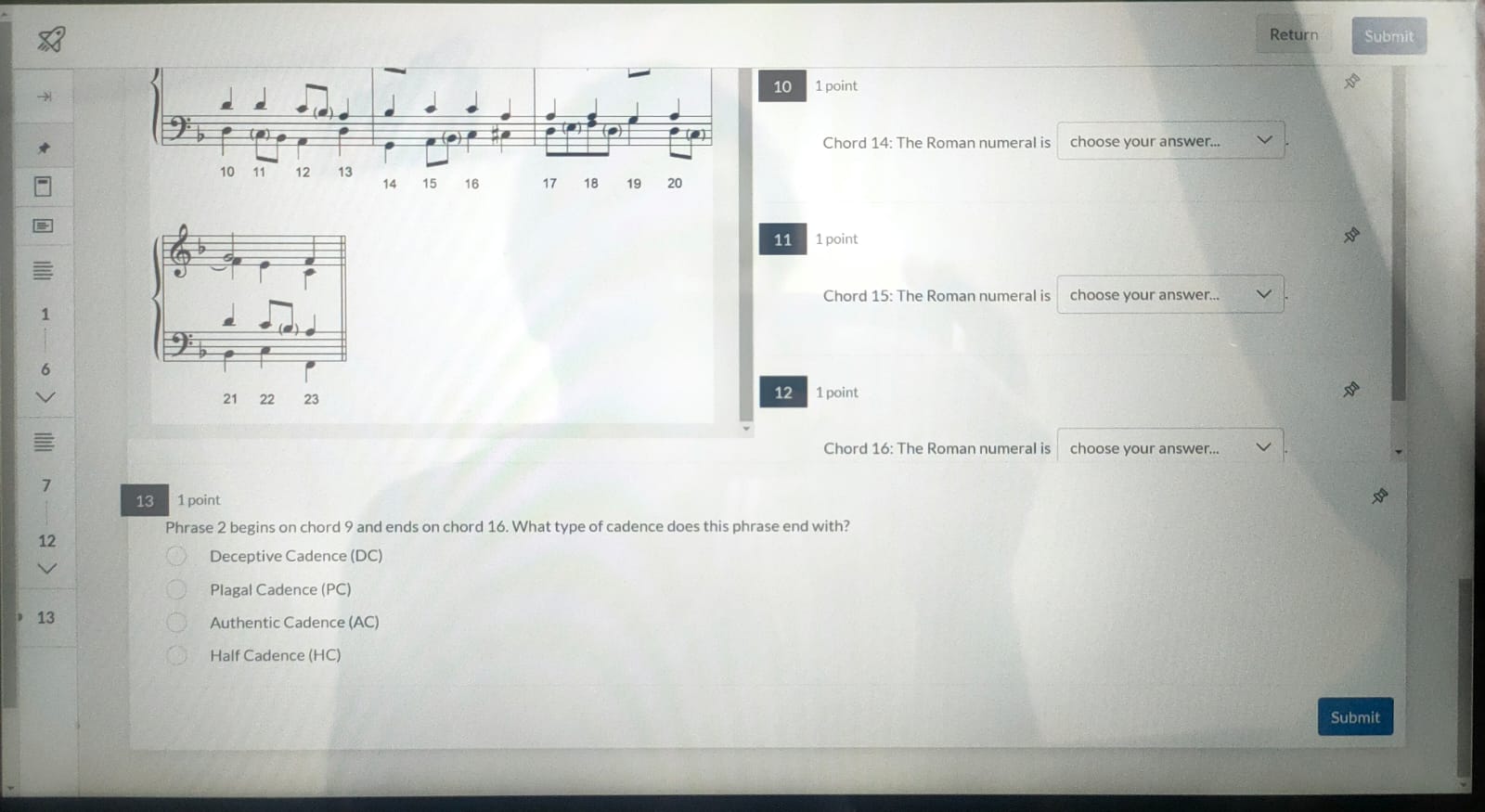 Triad Identification, Phrase 2 For phrase 2 (chords | Chegg.com