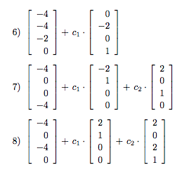 Solved For each of the SELs whose augmented matrices | Chegg.com