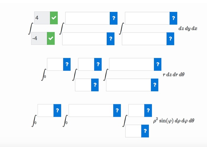 Solved Set-up integrals in rectangular, cylindrical, and | Chegg.com