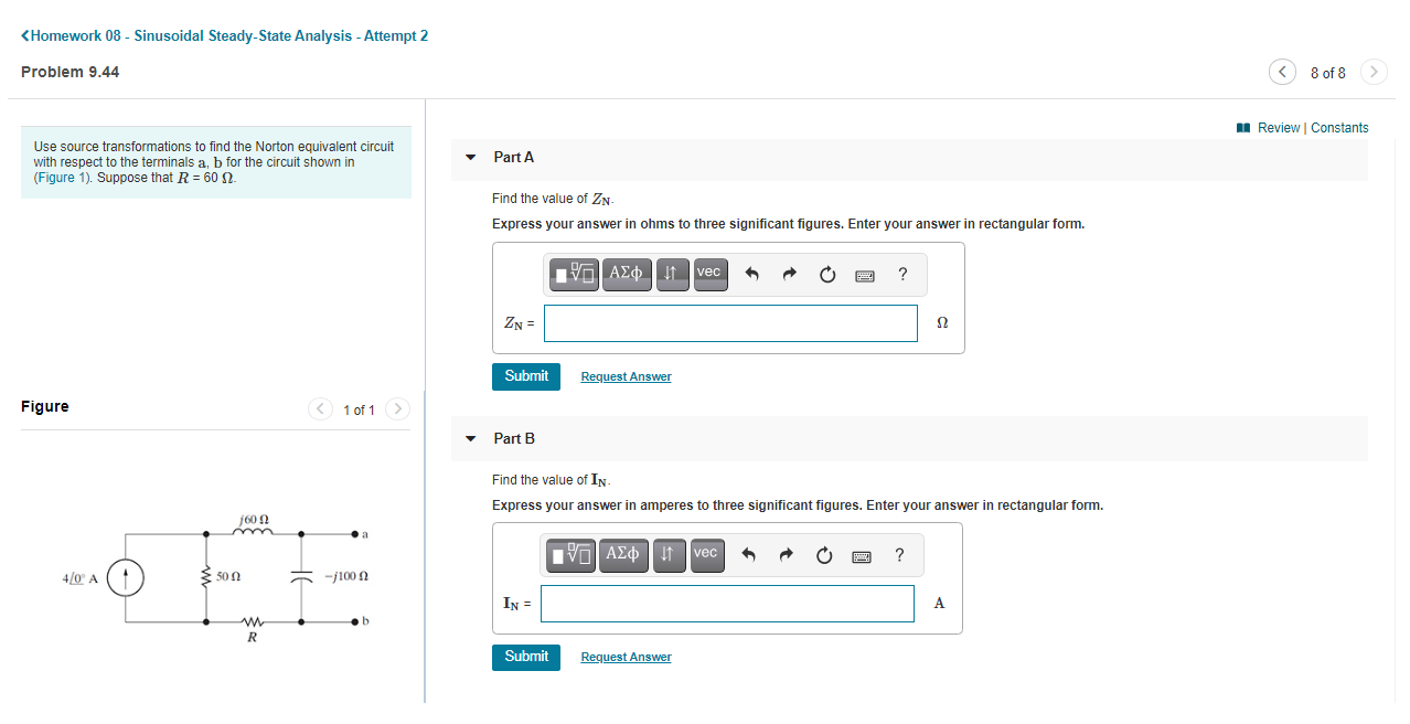 Solved Use source transformations to find the Norton | Chegg.com