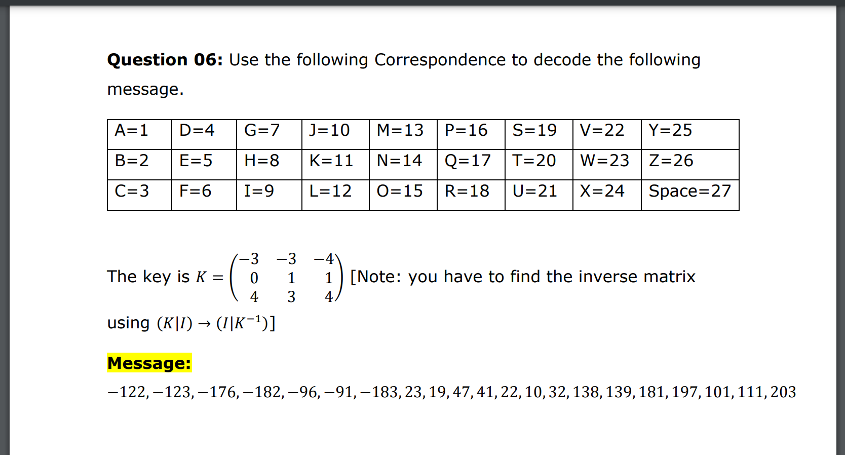 Solved Question 01: Solve the following system of non-linear | Chegg.com
