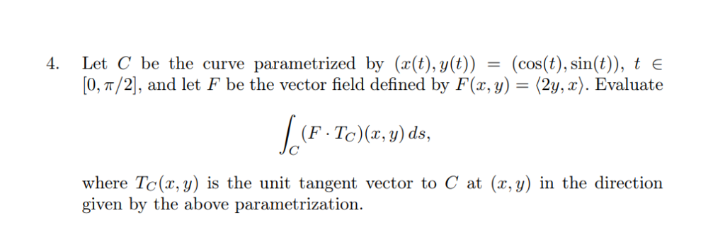 Solved Let C be the curve parametrized by (x(t), y(t)) | Chegg.com