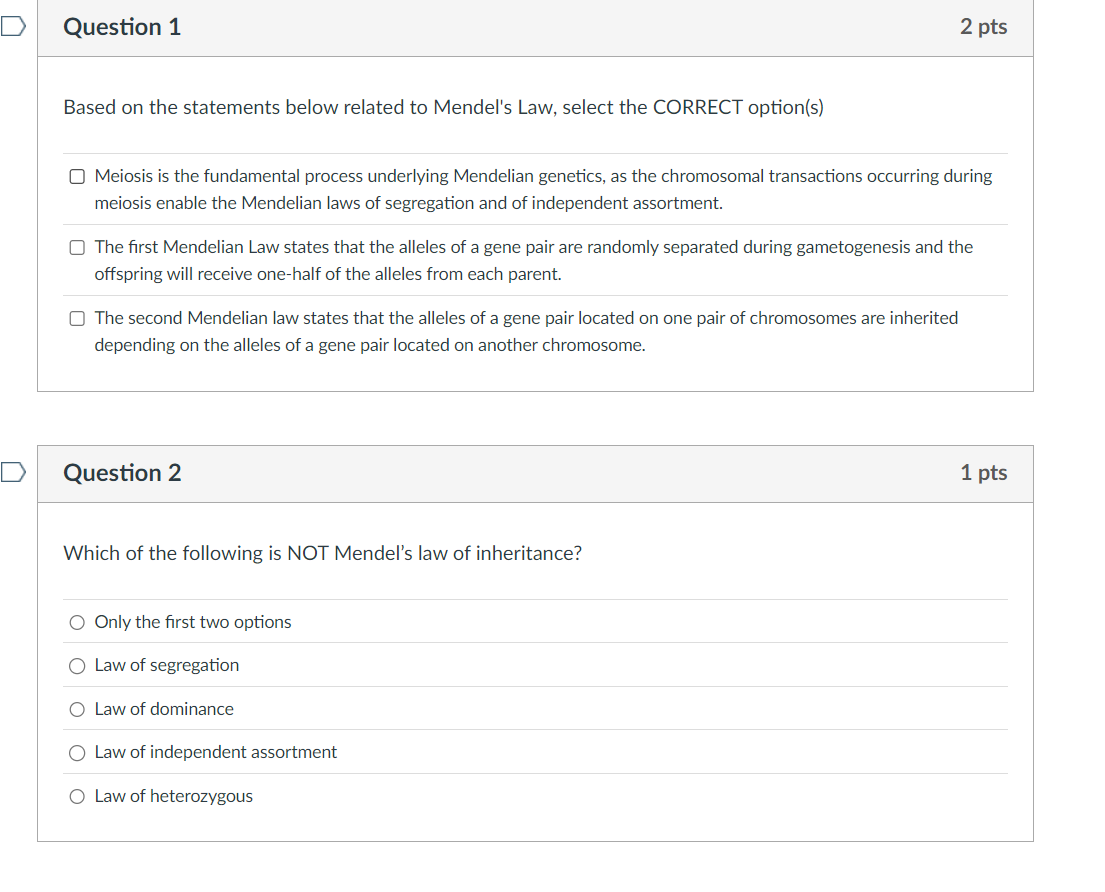 Solved Question 1 ﻿Question 3Multiple alleles that interact | Chegg.com
