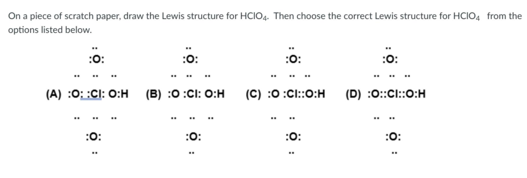 Hclo Lewis Structure Is It True That The Formula Of Chloric Acid Is
