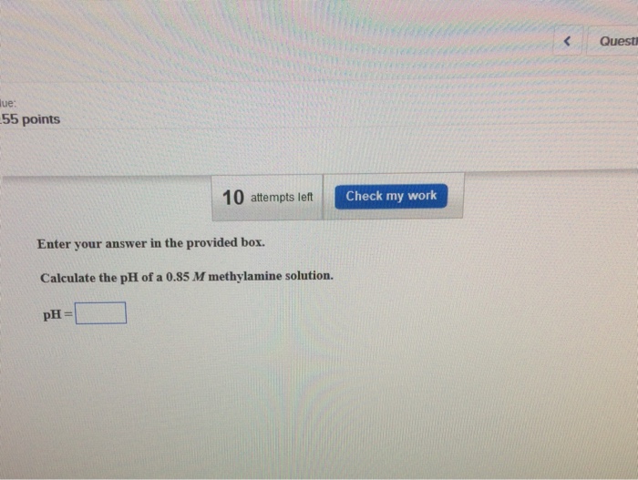 Solved KQuest ue: 55 points 10 attempts left Check my work | Chegg.com