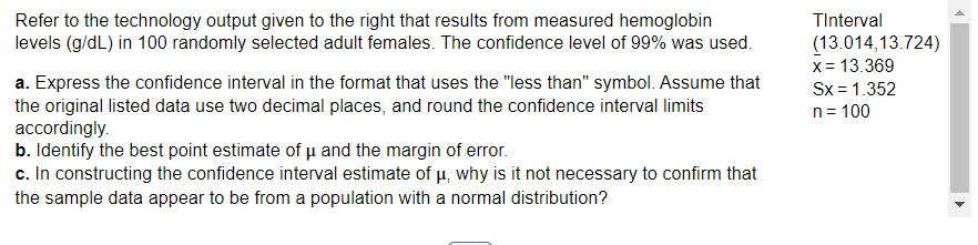 Solved Refer to the technology output given to the right | Chegg.com