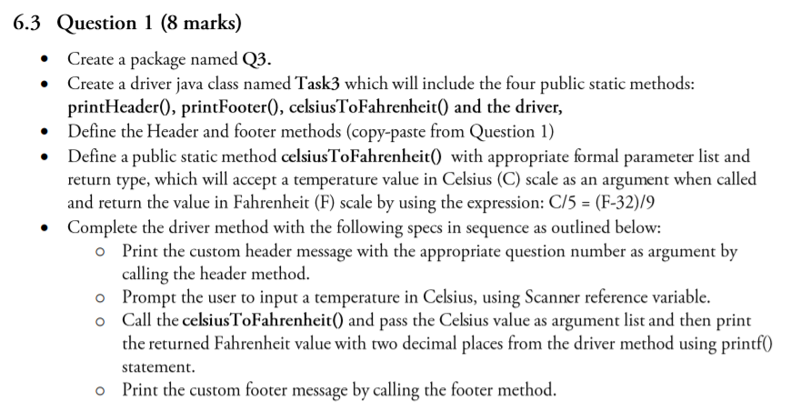 Solved . Create a package named Qi. Create a driver java | Chegg.com