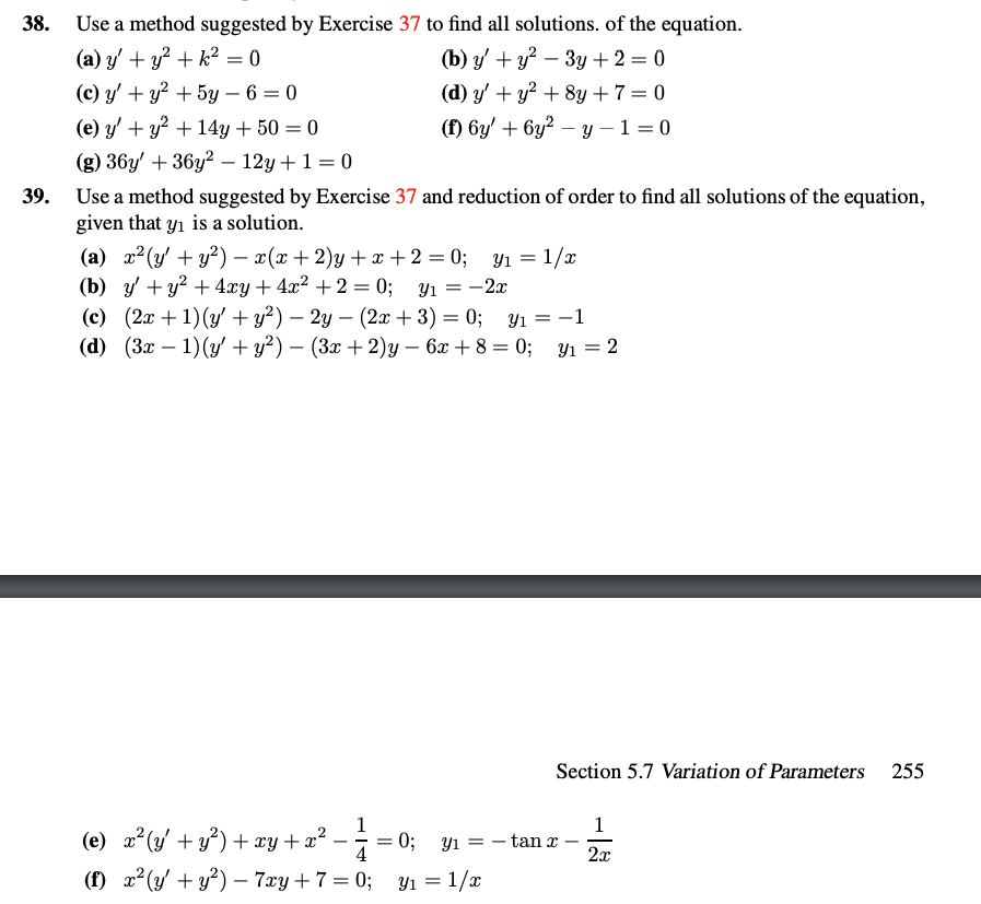 Solved 38. Use a method suggested by Exercise 37 to find all | Chegg.com