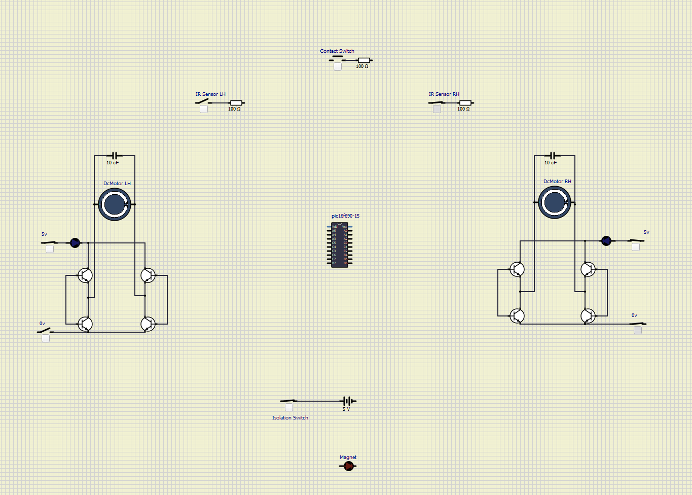 Finish the circuit below using the PIC16F690 | Chegg.com