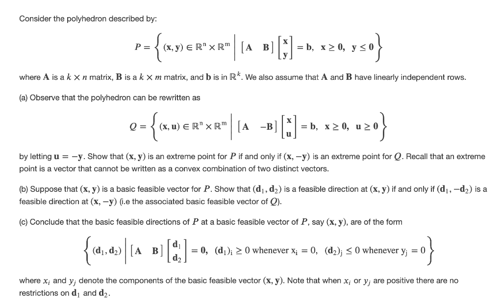 Consider the polyhedron described | Chegg.com