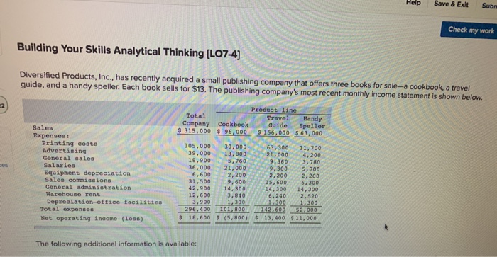 Solved Help Save & Exit Subr Check my work Building Your | Chegg.com