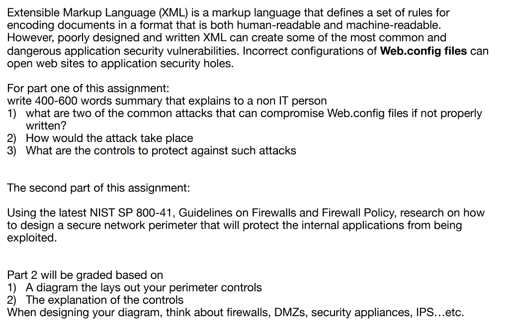 Solved Extensible Markup Language (XML) is a markup language | Chegg.com