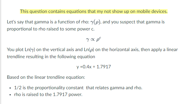 Solved This question contains equations that my not show up | Chegg.com
