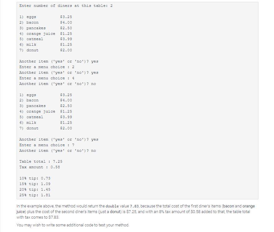 Solved Required Skills Inventory - Write a method that takes | Chegg.com