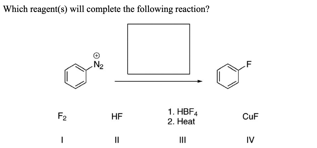 Solved Which reagent(s) will complete the following | Chegg.com