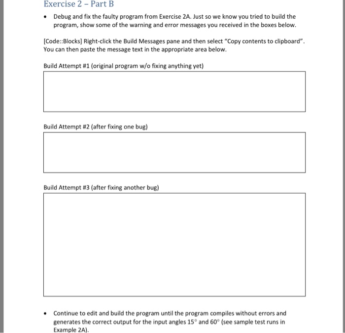 Solved In this exercise, you will examine and fix a buggy | Chegg.com