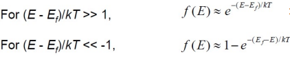 Solved Fermi-Dirac distribution: f(E)=1+e(E−Ef)/kT1 For | Chegg.com