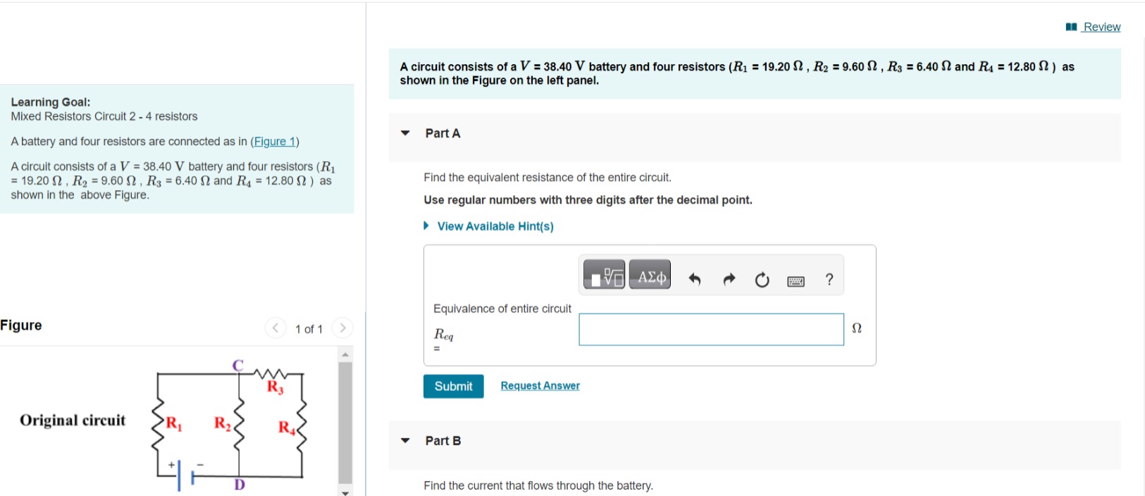 Solved Find the current through the R4=12.80Ω resistor. Use | Chegg.com