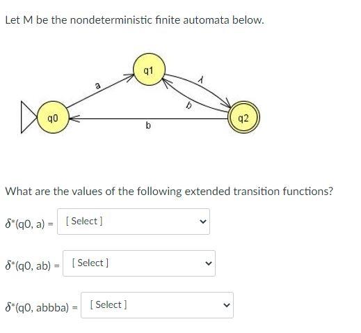 Solved Let M be the nondeterministic finite automata below. | Chegg.com