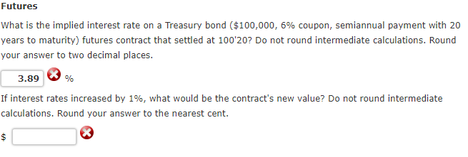 Solved What is the implied interest rate on a Treasury bond | Chegg.com