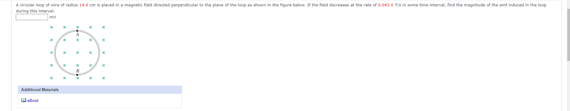 Solved Question 1)The flexible loop in the figure below has | Chegg.com