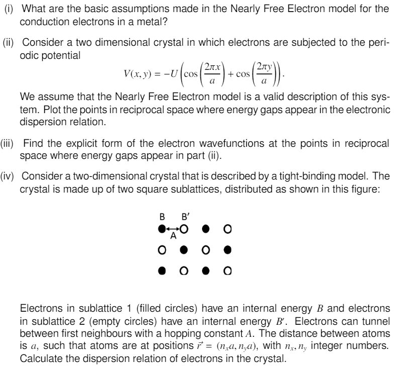 Solved (i) What are the basic assumptions made in the Nearly | Chegg.com
