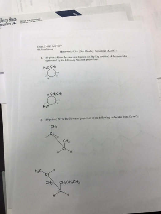 Solved Draw the structural formula (in Zig-Zag notation) of | Chegg.com