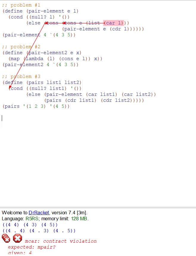 I am trying to solve problem #3, a Scheme function | Chegg.com