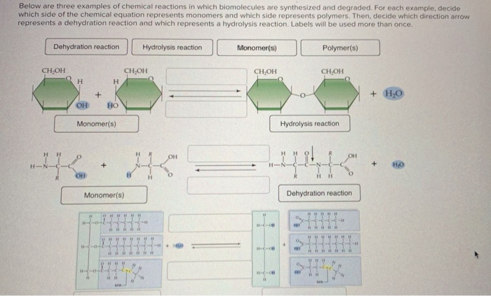 Solved Below Are Three Examples Of Chemical Reactions In
