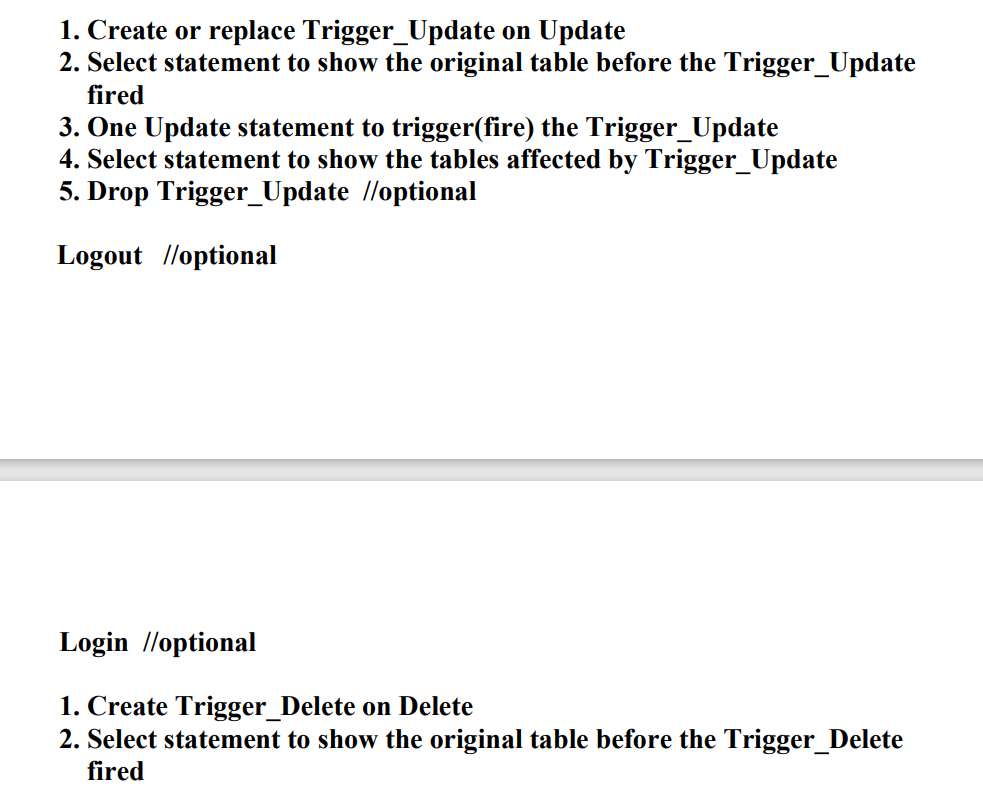 Solved I need code for all and please do not write to | Chegg.com
