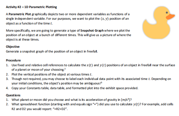 Activity 2 1d Parametric Plotting A Parametric