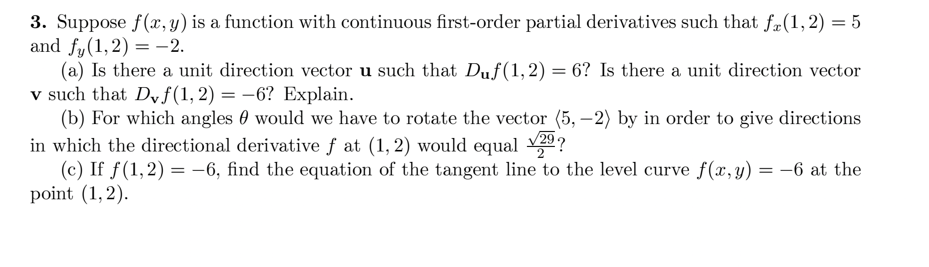 Solved 3. Suppose f(x,y) is a function with continuous | Chegg.com