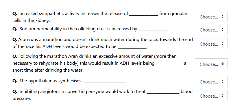 Solved Answer all of the following extended matching | Chegg.com