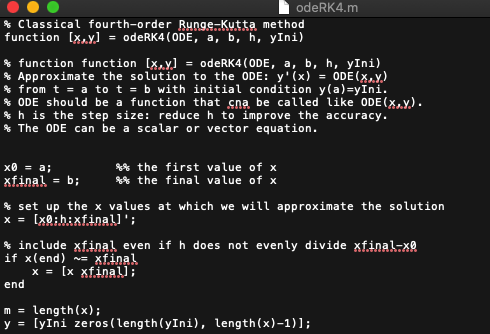(a) Complete the MATLAB script file (Name: euler.m) | Chegg.com