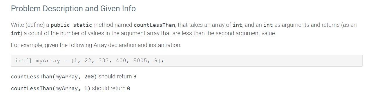 Solved Problem Description and Given Info Write (define) a | Chegg.com