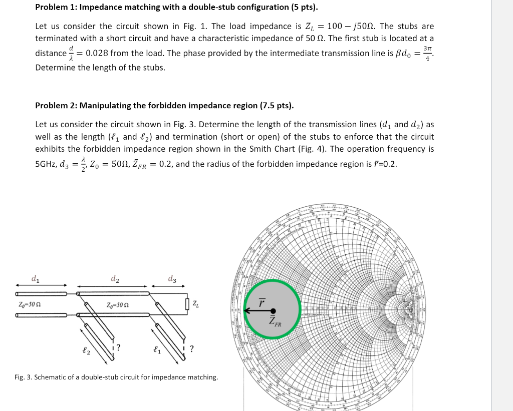 In our lectures, we learned about the single-stub | Chegg.com