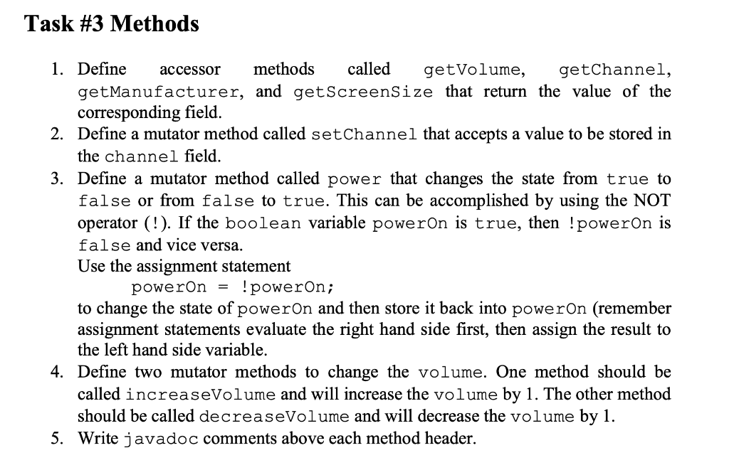 Solved Task #1 Creating a New Class 1. In a new file, create | Chegg.com