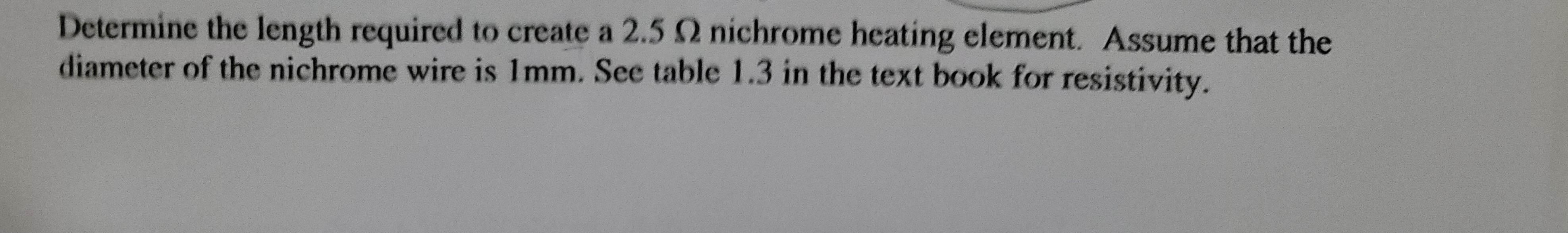 Solved Determine the length required to create a 2.5Ω | Chegg.com