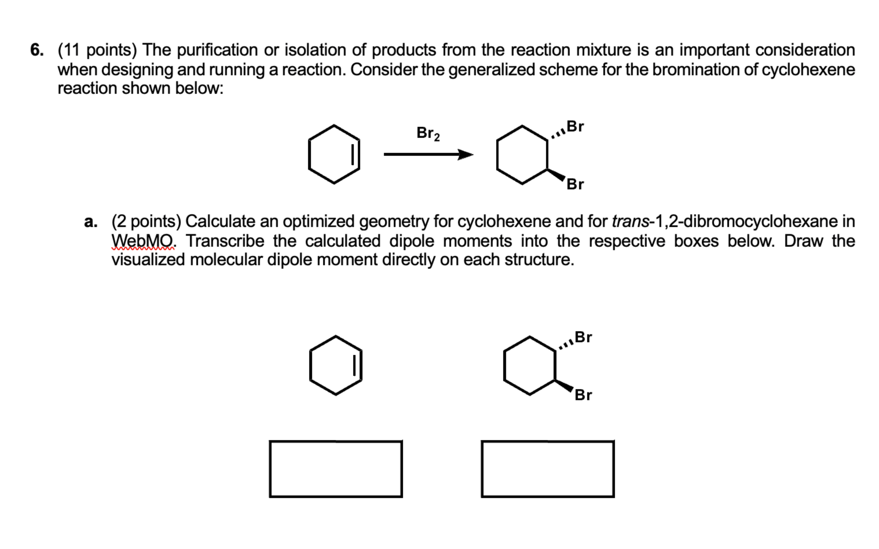 Solved (11 ﻿points) ﻿The purification or isolation of | Chegg.com