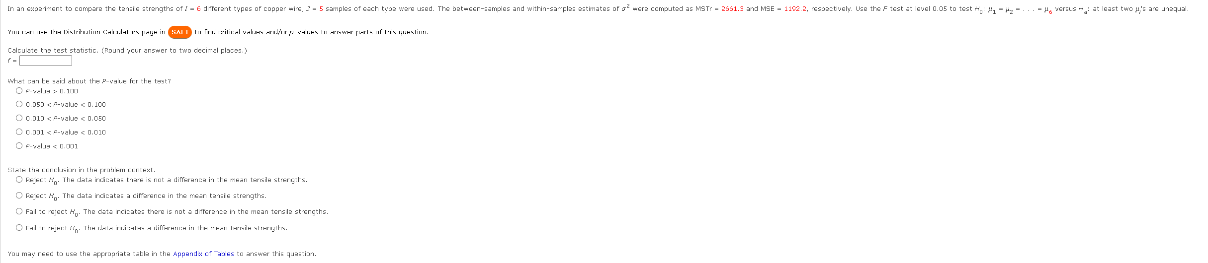 Solved You can use the Distribution Calculators page in I to | Chegg.com