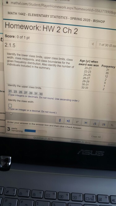 Solved mathal.com/Student/PlayerHomework | Chegg.com