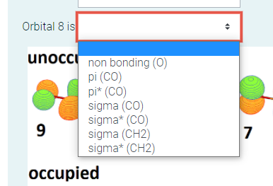Solved The diagram below shows some molecular orbitals of | Chegg.com