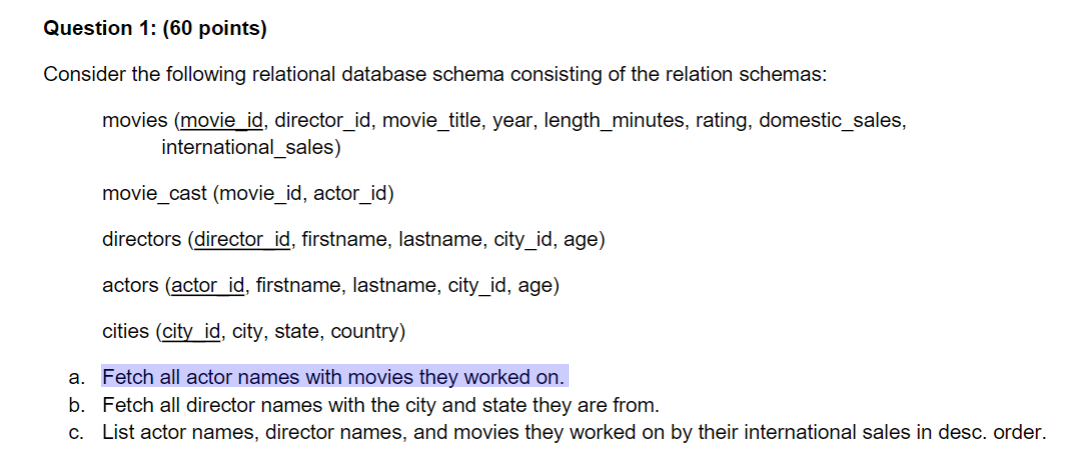 Solved Please help with a, b, and c. I am having a difficult | Chegg.com