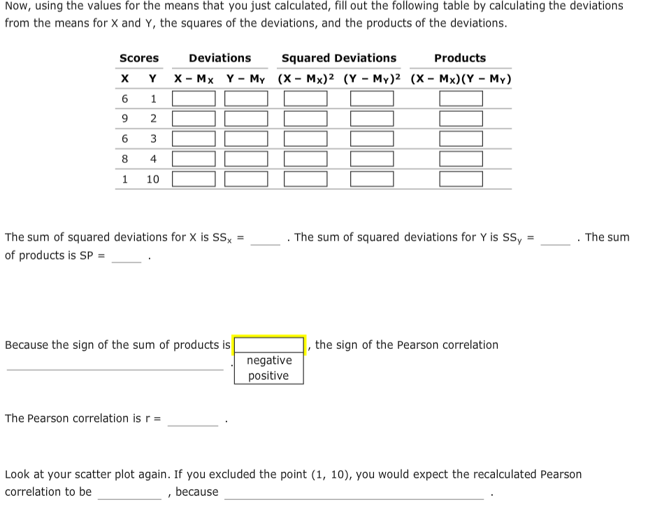 Solved 4. Scatter plots and calculating correlation Aa Aa | Chegg.com