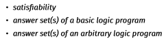 Solved • satisfiability • answer set(s) of a basic logic | Chegg.com