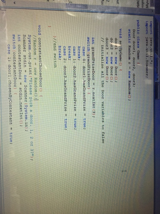 Solved The Monte Hall Program Simulation Using the Monte | Chegg.com