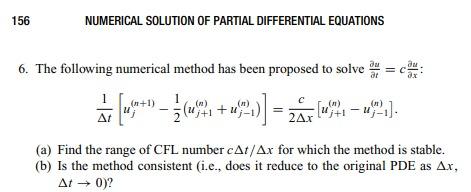 Solved 156 NUMERICAL SOLUTION OF PARTIAL DIFFERENTIAL | Chegg.com